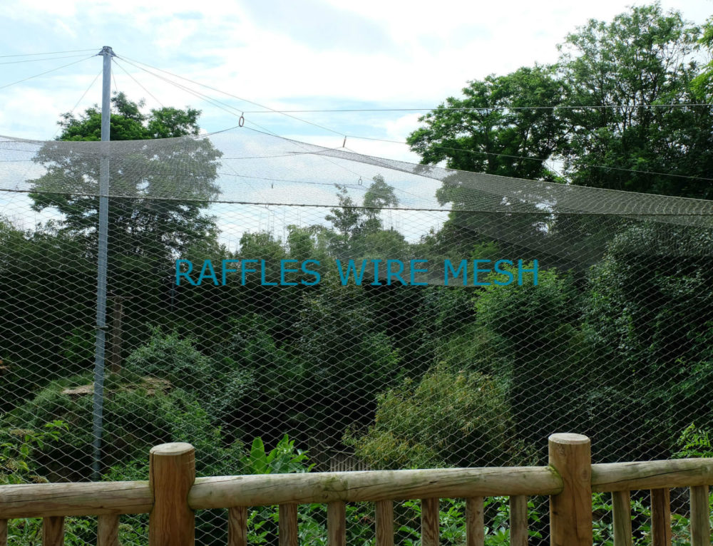 AVIARY NETTING – Raffles Mesh – Zoo Mesh, Animal Enclosure, Aviary ...